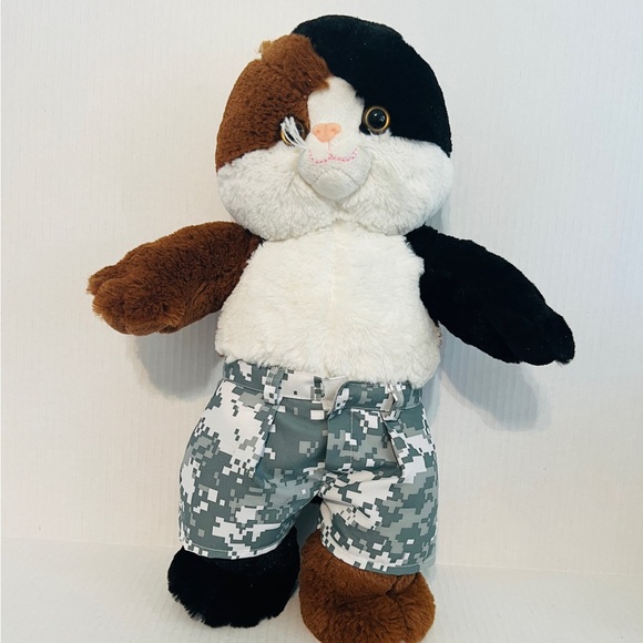 The Bear Factory | Toys | The Bear Factory Calico Cat Plush With Camo ...